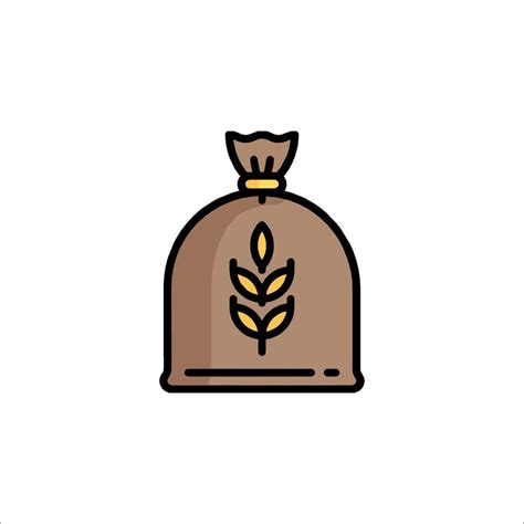 Bag Of Grain Icon Illustration 59377969 Vector Art At Vecteezy