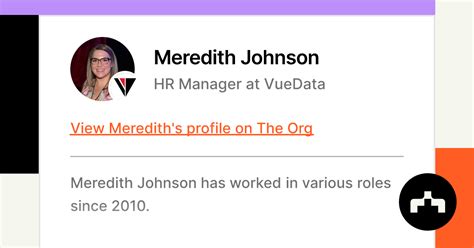 Meredith Johnson Hr Manager At Vuedata The Org