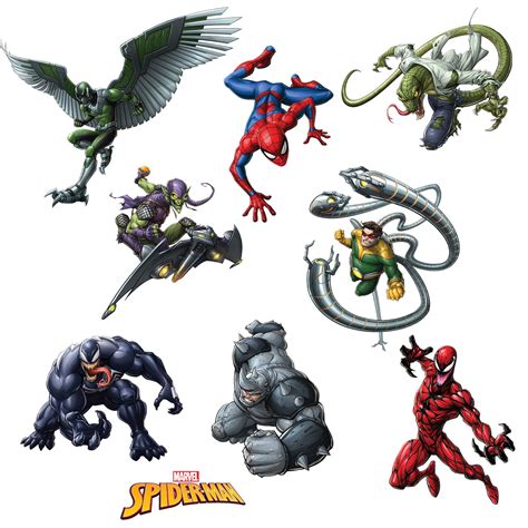 Spider Man Spider Man Villains Collection Officially Licensed Marve
