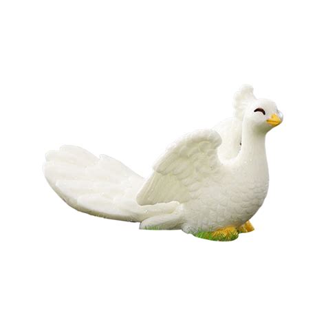 Yoone Peacock Ornament Decorative Realistic Hand Crafted Photo Props
