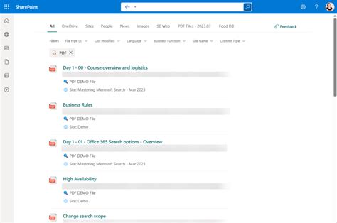 custom result types in microsoft search search explained