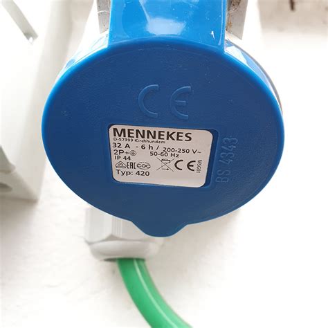 Electric Socket Cee 16a 3p Single Phase 230v Mennekes Electric Star