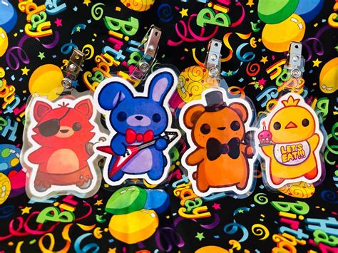 Fnaf Badge Tags Etsy