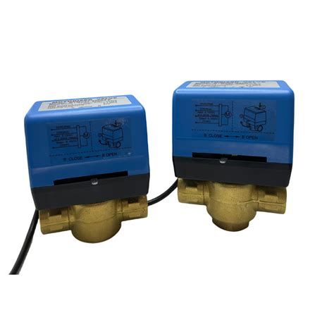 Electric 24v Modulating Onoff Valve For Chiller Water Fcu