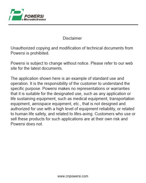 10a1g Datasheet Powersi