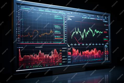 Web Analytic Information On Computer Screen Flat Icon Trend Graphs