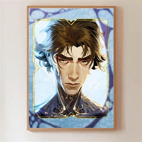 Hextech Viktor Poster Unframed Arcane Evolution Wall Art 2026 Blue