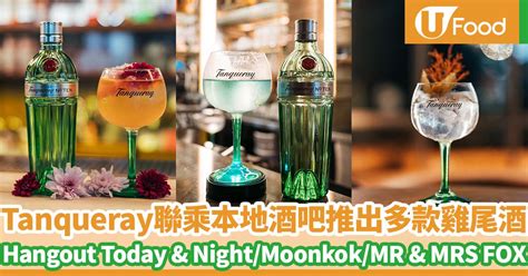 英國氈酒品牌tanqueray聯乘本地5間酒吧推出多款氈酒cocktail Bar De Luxe／gishiki Lounge／hangout Today And Night／moonkok