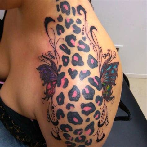 Cheetah Print Sleeve Tattoo