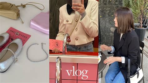 Vlog 4월 일상 화끈하게 단발 잘랐어요💇‍♀ 구찌가든 전시 봄날 브런치🥞 서촌 Hai 쇼룸 Ofr 서울 소품샵 Rp 나의 완벽한 쇼핑 루트 소개 출근 데일리룩