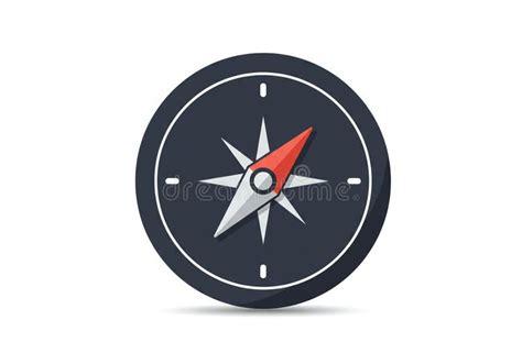 Circular Compass Rose Pattern With Directional Elements Design Vector