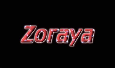 Zoraya ロゴ フレーミングテキストからの無料の名前デザインツール