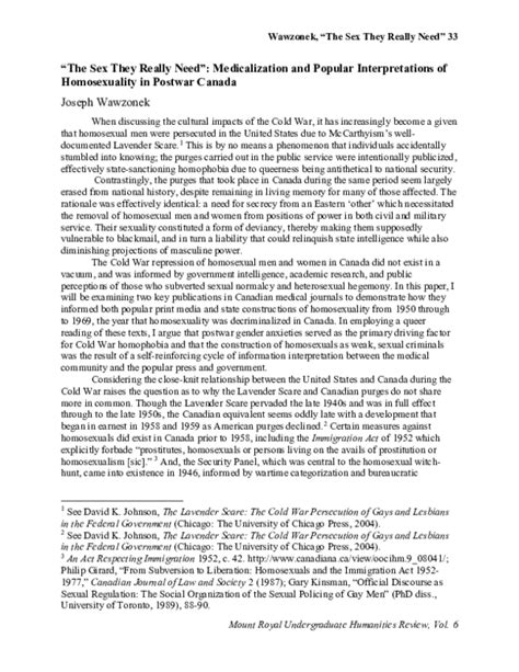 Pdf The Sex They Really Need Medicalization And Popular