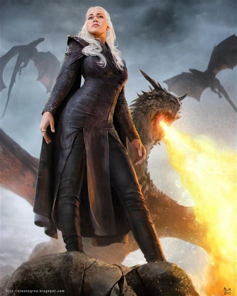 Game Of Thrones Daenerys Targaryen Westeros Queen By Alexnegrea