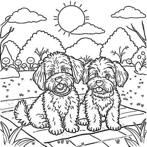 Best Cockapoo Coloring Pages Free Printable Pdf