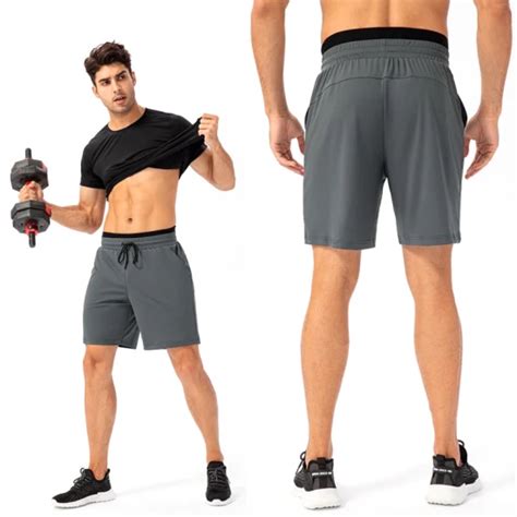 Gym Workout Shorts For Men Lightweight Bodybuilding Weightlifting Short