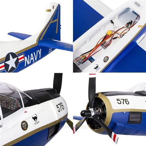 Af Model Rc Warbird T 28 Trojan 1100mm Wingspan Pnp Af T28