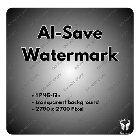 Ai Resistentes Wasserzeichen Png Do Not Copy Wortgitter Für Bildschutz