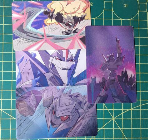 Animated Transformers Cards Set Of 4 Etsy