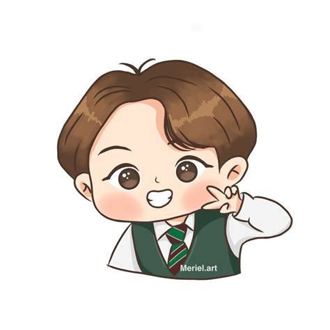 Jual Chibi Art Jasa Gambar Chibi Art Stiker Ilustrasi Lucu Shopee