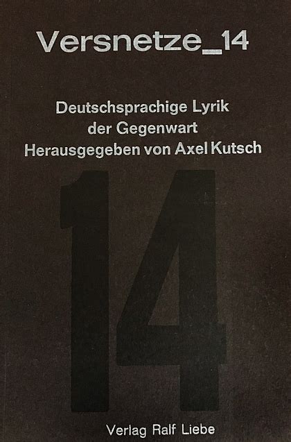 Verlag Ralf Liebe Programm Versnetze14