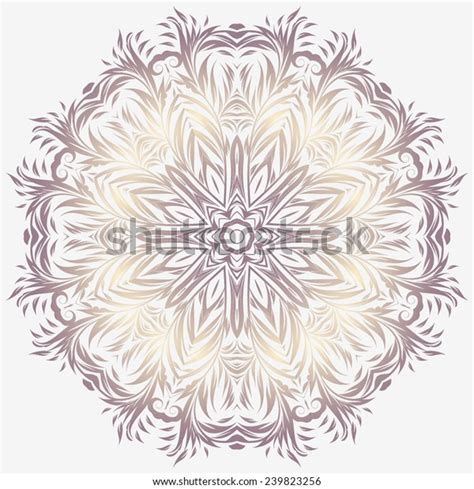 Vector Rosettes Pattern Decorative Elements Stock Vector Royalty Free