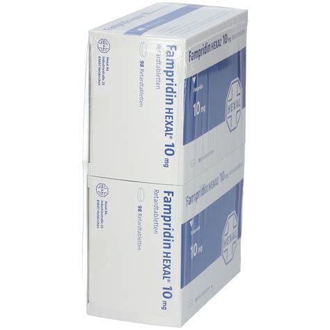 Fampridin Hexal 10 Mg Retardtabletten 196 St Mit Dem E Rezept Kaufen