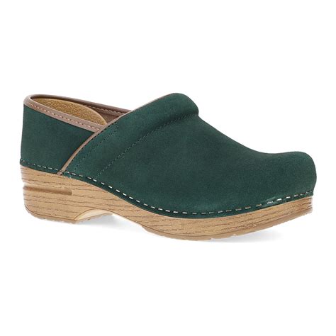 Dansko Professional Clog Evergreen Suede Simons Shoes