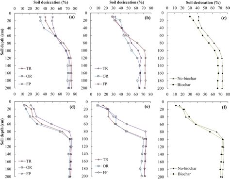Soil Profile Distribution Of Soil Desiccation In 2020 And 2021 After