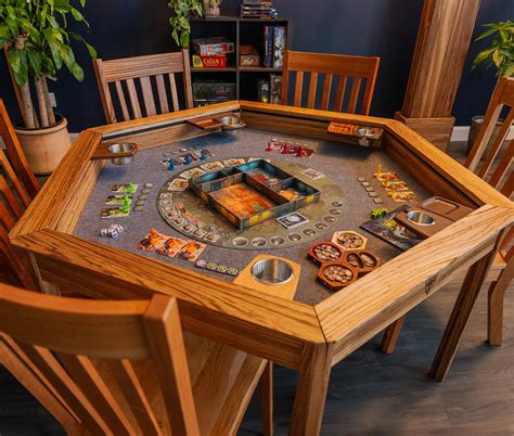 Hexagon Board Game Table Plans