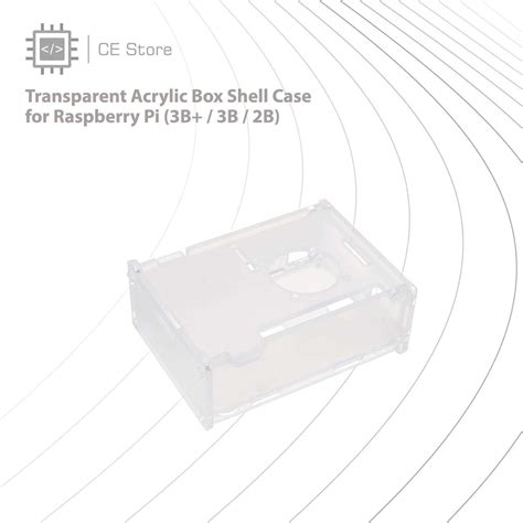 Transparent Acrylic Box Shell Case For Raspberry Pi B B B CE Store