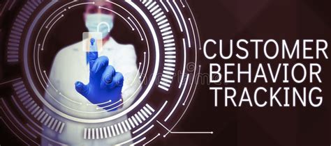 Handwriting Text Customer Behavior Tracking Concept Meaning Managing