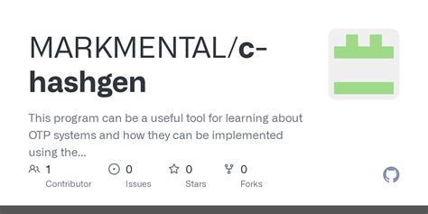 Github Markmentalc Hashgen This Program Can Be A Useful Tool For