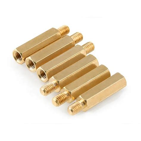 Hot Selling Hexagonal Single Pass Brass Standoff For Isolation Machine