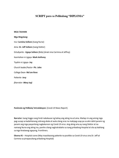 script para sa pelikula pdf