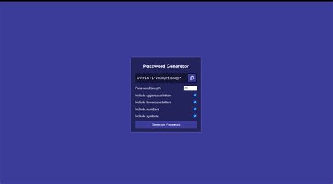 Github Its Anurag P Password Generator A Strong Password Generator Through Html Css And Js