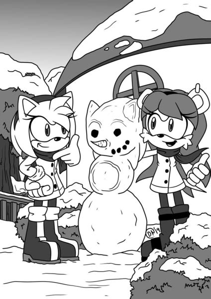 Inktober 2019 Day 11 Snow Fan Art And Comics Sonic Stadium