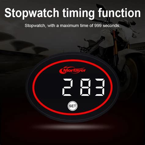 Morfayer Locomotive Multi Function Voltmeter Red Voltmeter Function