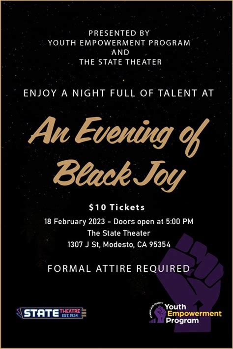 Schedule ⋆ State Theatre Of Modesto
