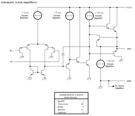 Operational Amplifier The Usage Of Chip Topography And Diagram