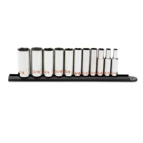 Sk Sk01346 12 Piece Sae 38 In Drive Set Deep Socket Set Sk01346 The