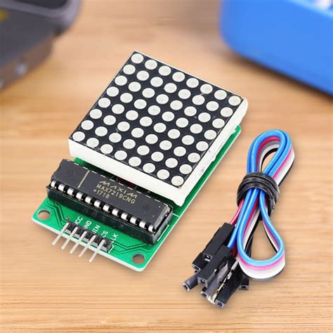 Módulo De Control De Pantalla Led Kuymtek Max7219 Matriz De Puntos 8x8