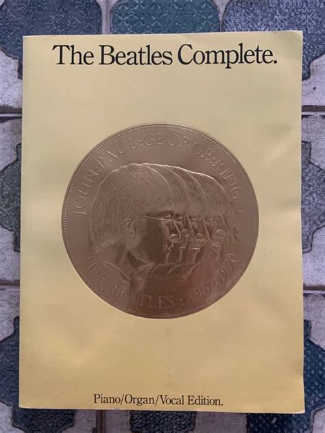 The Beatles Complete Pianoorganvocal Edition Sheet Music Book 203