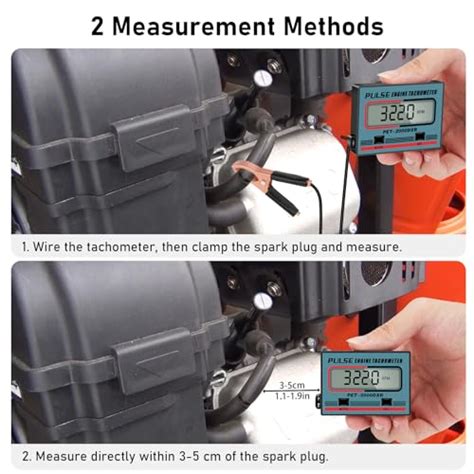Digital Tachometer 2 Stroke 4 Stroke Small Engine Tachometer Chainsaw