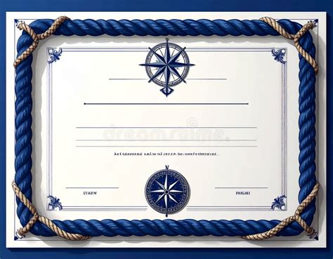 Compass Certificate Stock Illustrations 888 Compass Certificate Stock