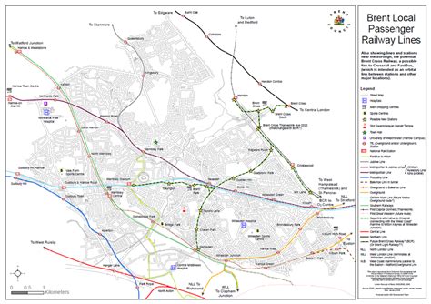 Park Royal Old Oak Common Kensal West London Orbital The Dudding Hill Line Across Brent