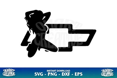 Chevy Girl Decal Svg Cricut Chevrolet Logo Svg Cut File Instant
