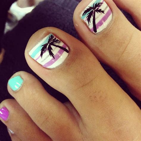 Beach Toe Nails Toenail Art Designs Easy Toe Nail Designs Mani