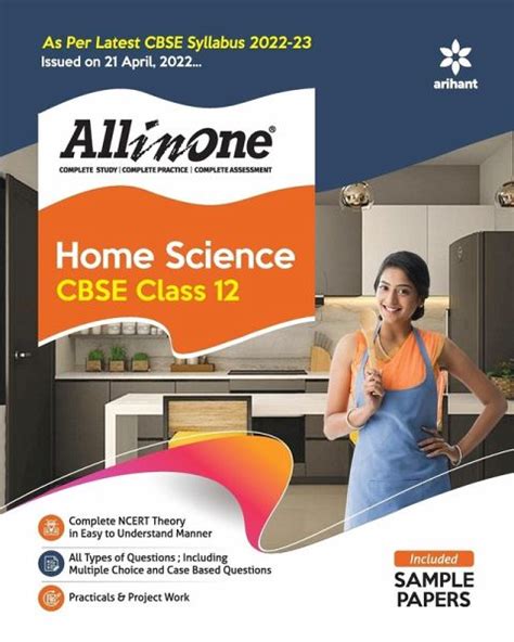 Cbse All In One Home Science Class 12 2022 23 Edition As Per Latest