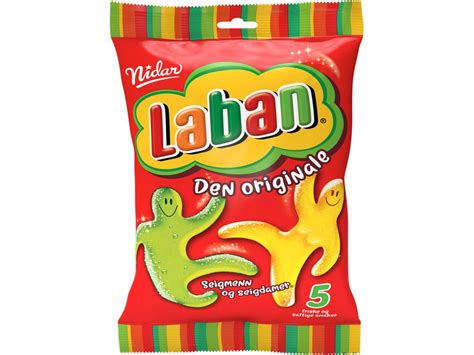 Nidar Laban Seigmenn Candy 160 Gram Norwegian Foodstore